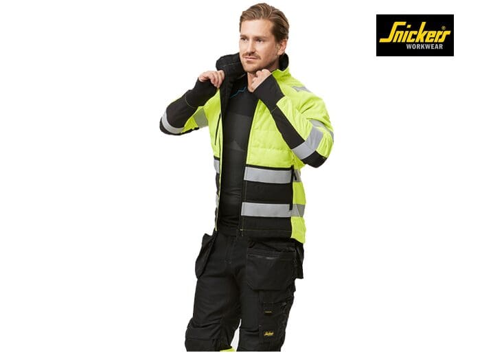 Snickers 8134 AllroundWork High-Vis Licht Gewatteerd Jack Klasse 2 ...