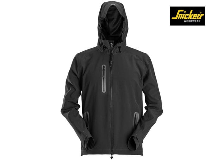 Snickers 1218 Flexiwork Waterdicht Soft Shell Jack met Capuchon ...