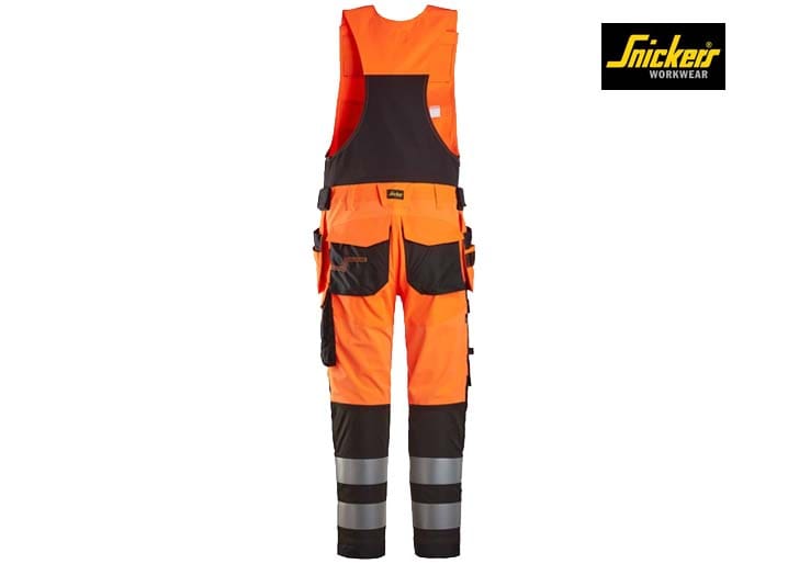Snickers 6013 High-Vis, Klasse 2 One-Piece Werkbroek met Holsterzakken ...